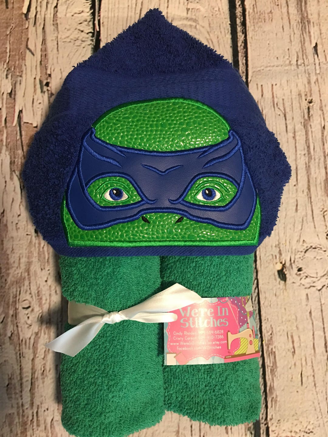 Ninja Turtle Hooded Towel, TMNT Towel, Pool Towel, Bath Towel, Beach ...