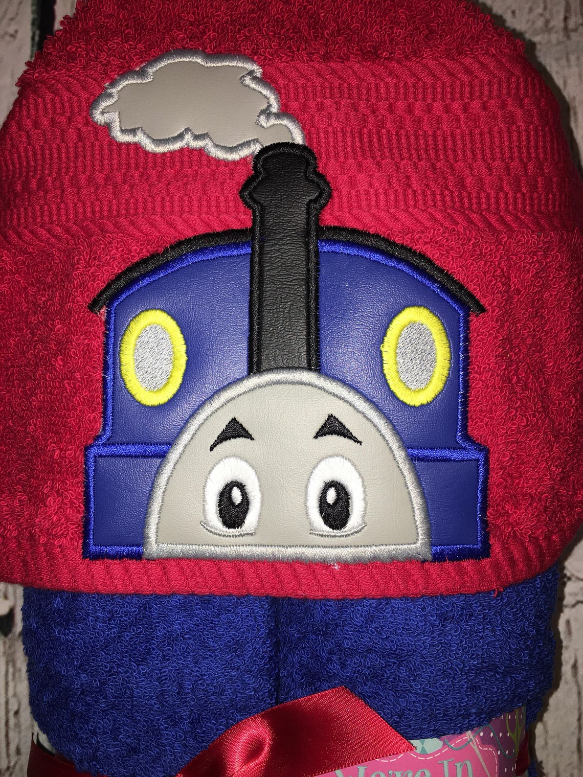Thomas Train hooded towel Thomas towel pool towel bath | Etsy