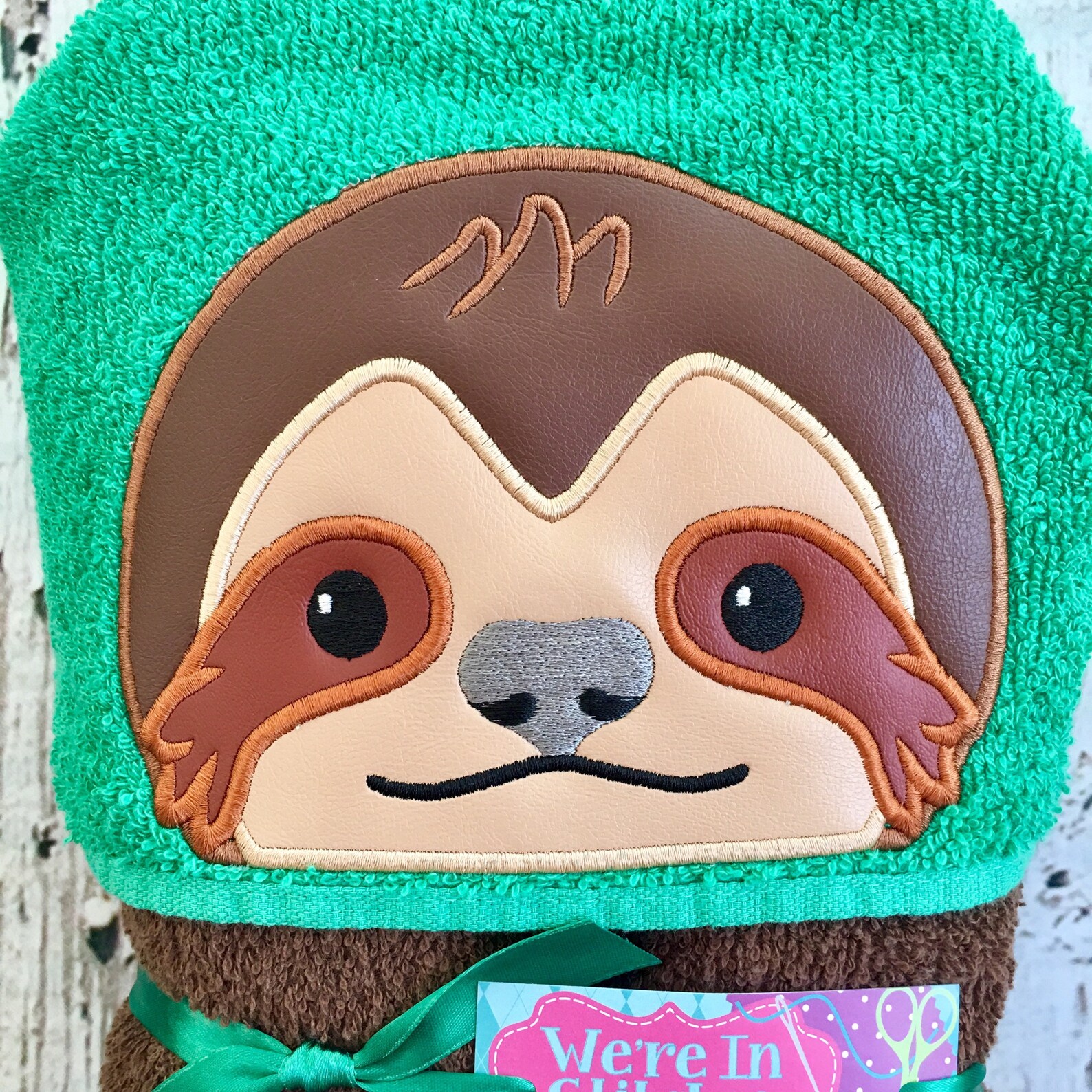 Sloth Hooded Towel Sloth Towel Bath Towel Beach Towel Pool - Etsy
