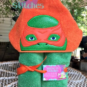 Ninja Turtle hooded towel TMNT towel pool towel bath towel | Etsy