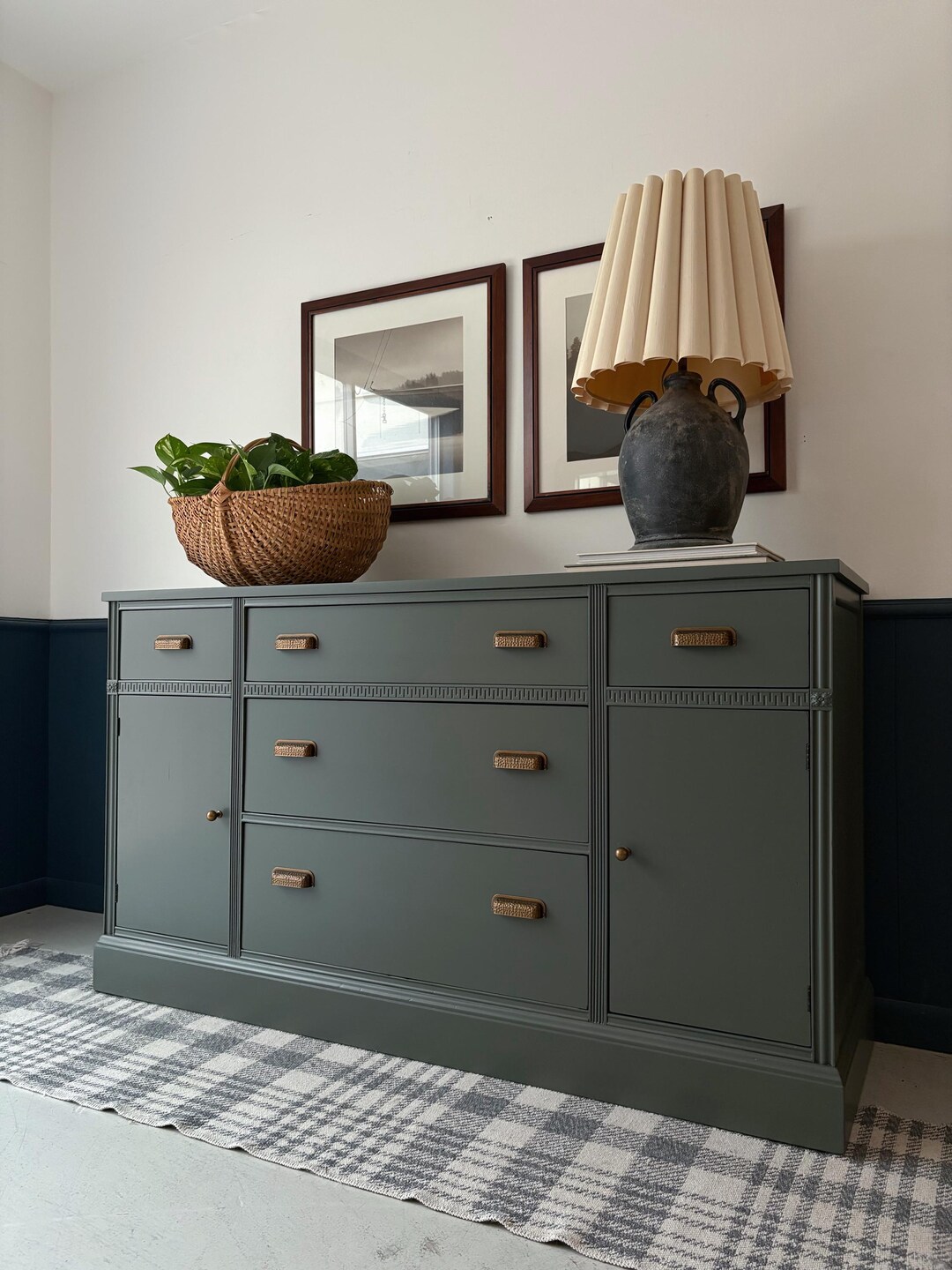 Vintage Antique Greek Buffet Painted and Refinished! - Etsy