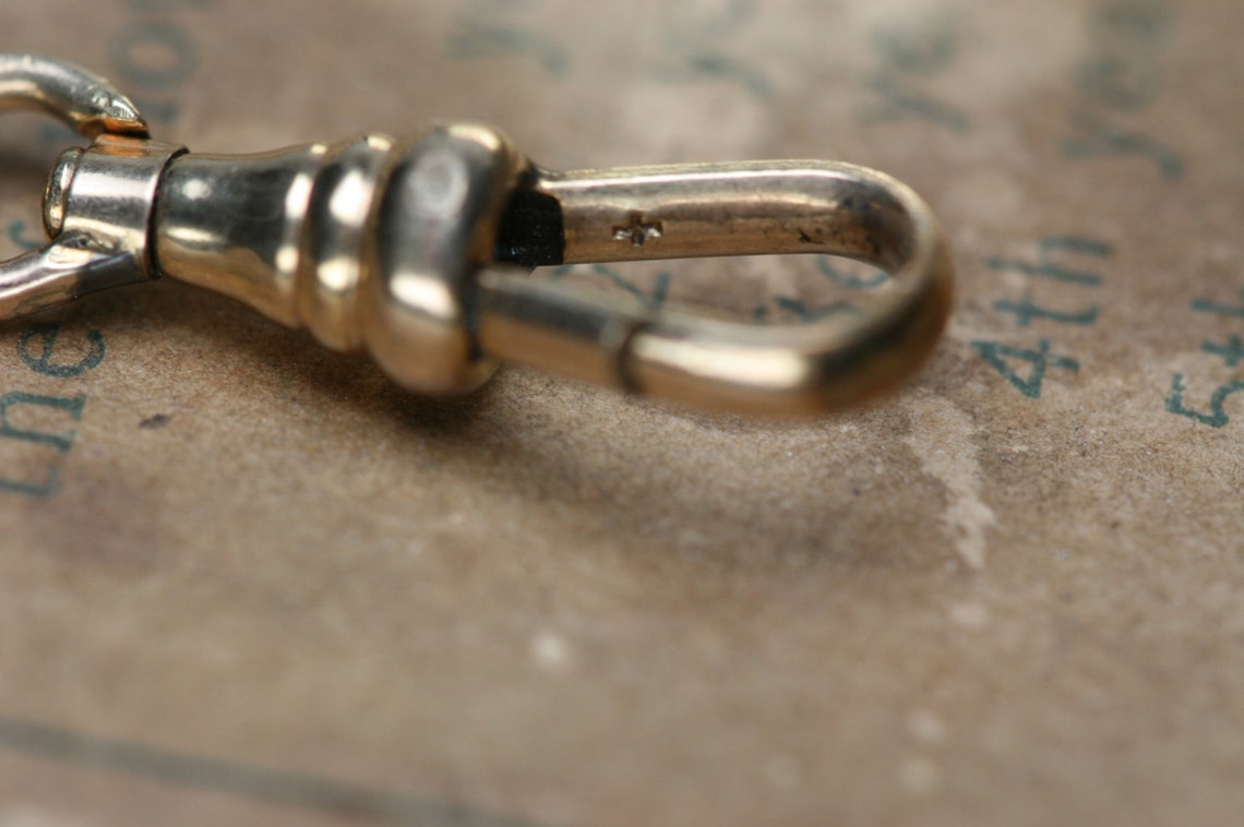 Vintage Belt Watch Clip - Gold Tone Metal - Etsy