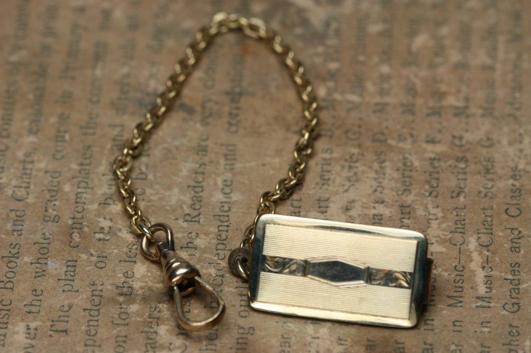 Vintage Belt Watch Clip - Gold Tone Metal - Etsy