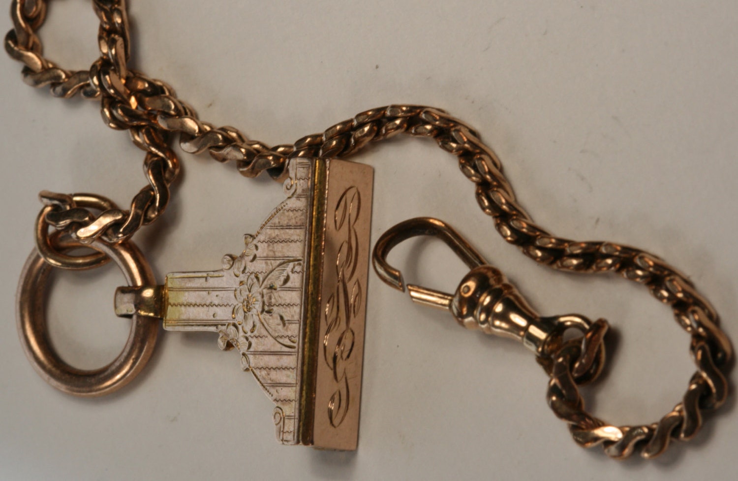 Antique Gold Filled Fob - Etsy