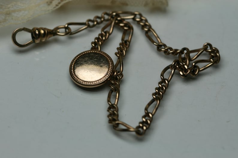 Vintage Gold Filled Watch Chain - Etsy