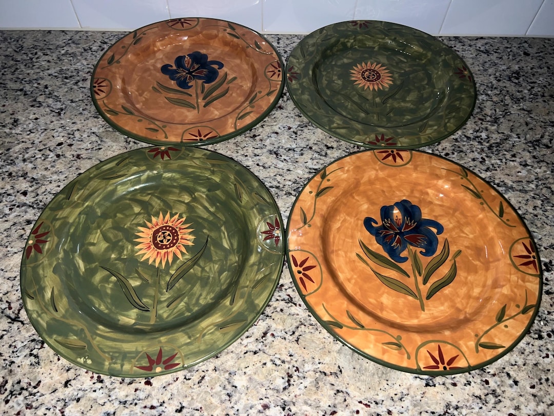 Certified International Susan Winget Savannah Dinner Plates 11 3/8 In ...