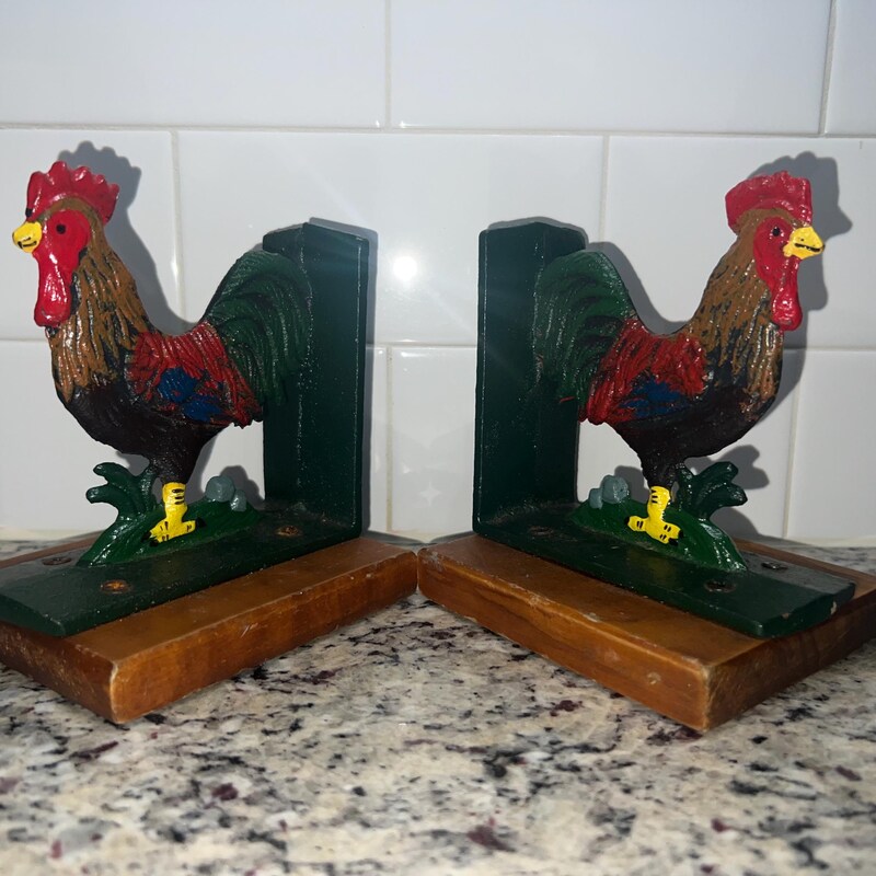 Chicken Bookends - Etsy