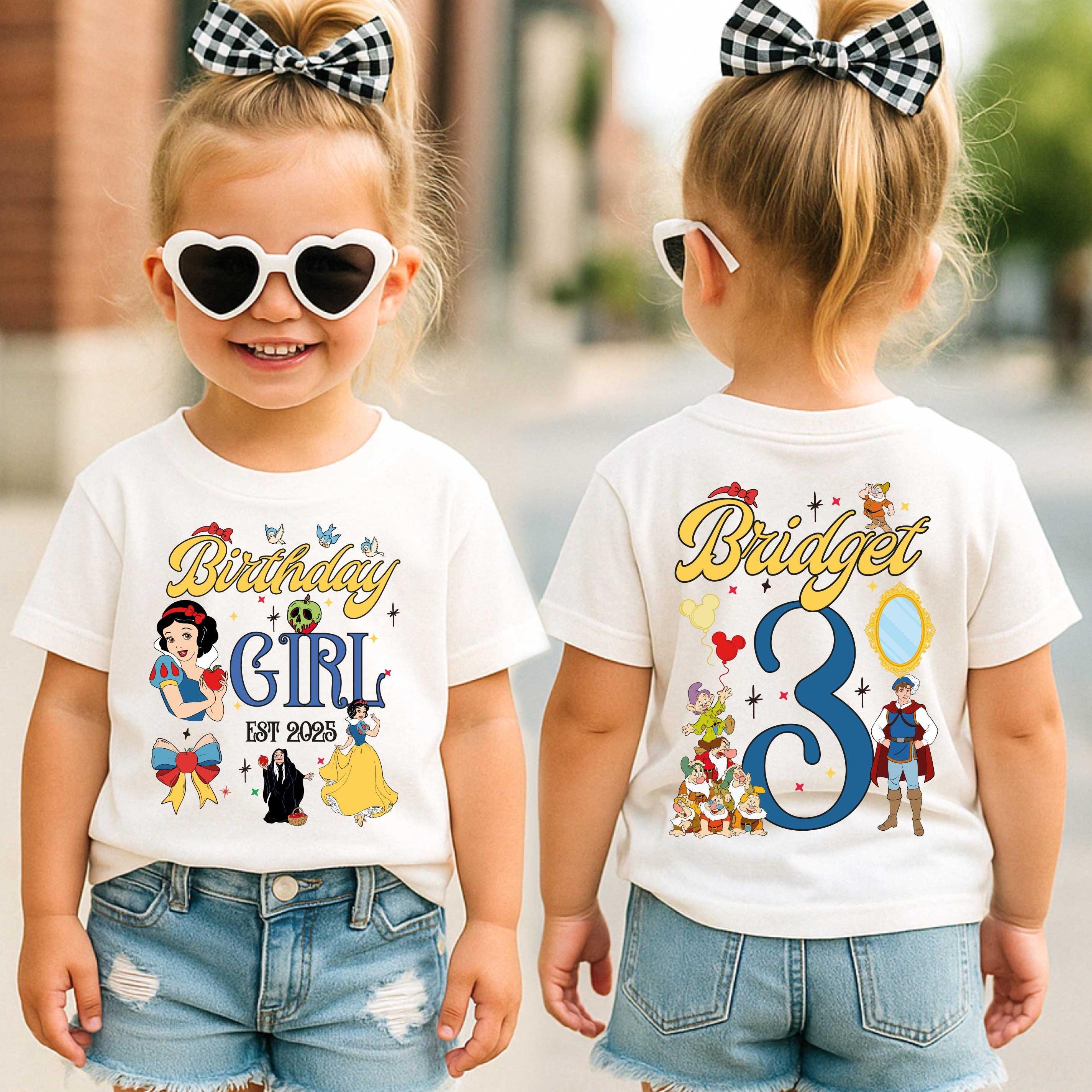 Disney Snow White Birthday Shirt, Custom Birthday Shirt, Disney ...