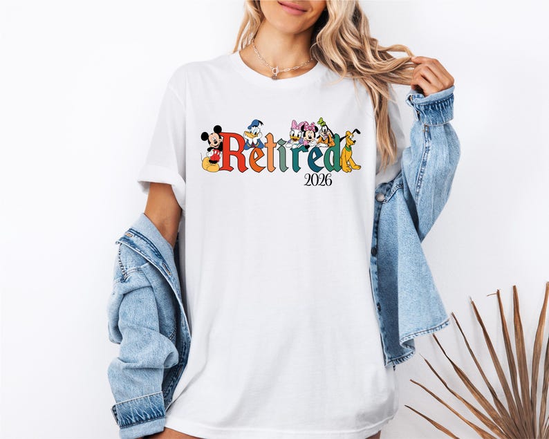 Disney Teacher Retired 2026 Shirt, Disneyland Retired Tee, Retirement ...