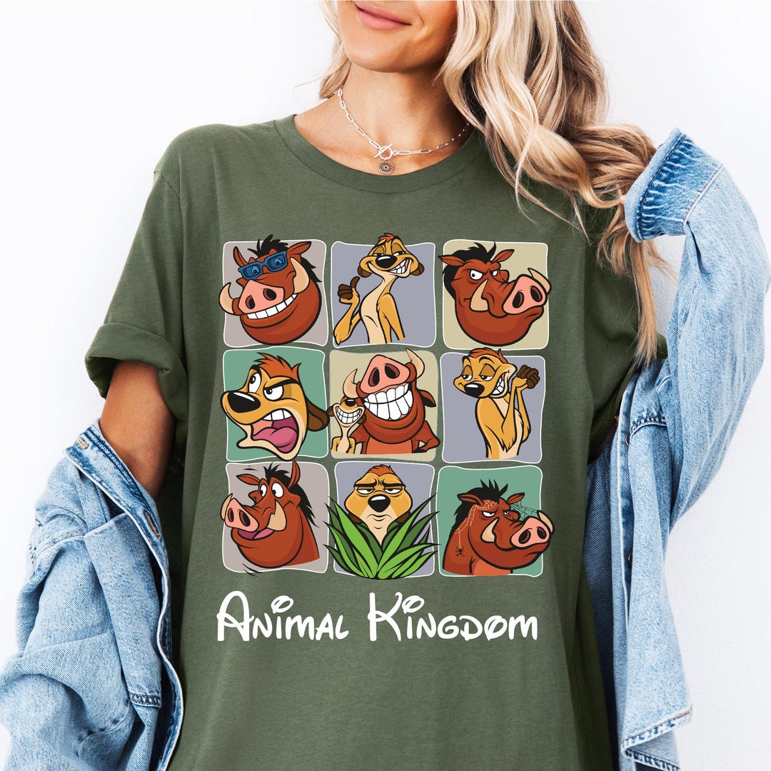 The Lion King Pumbaa and Simon Shirt, Disney Animal Kingdom Shirt ...