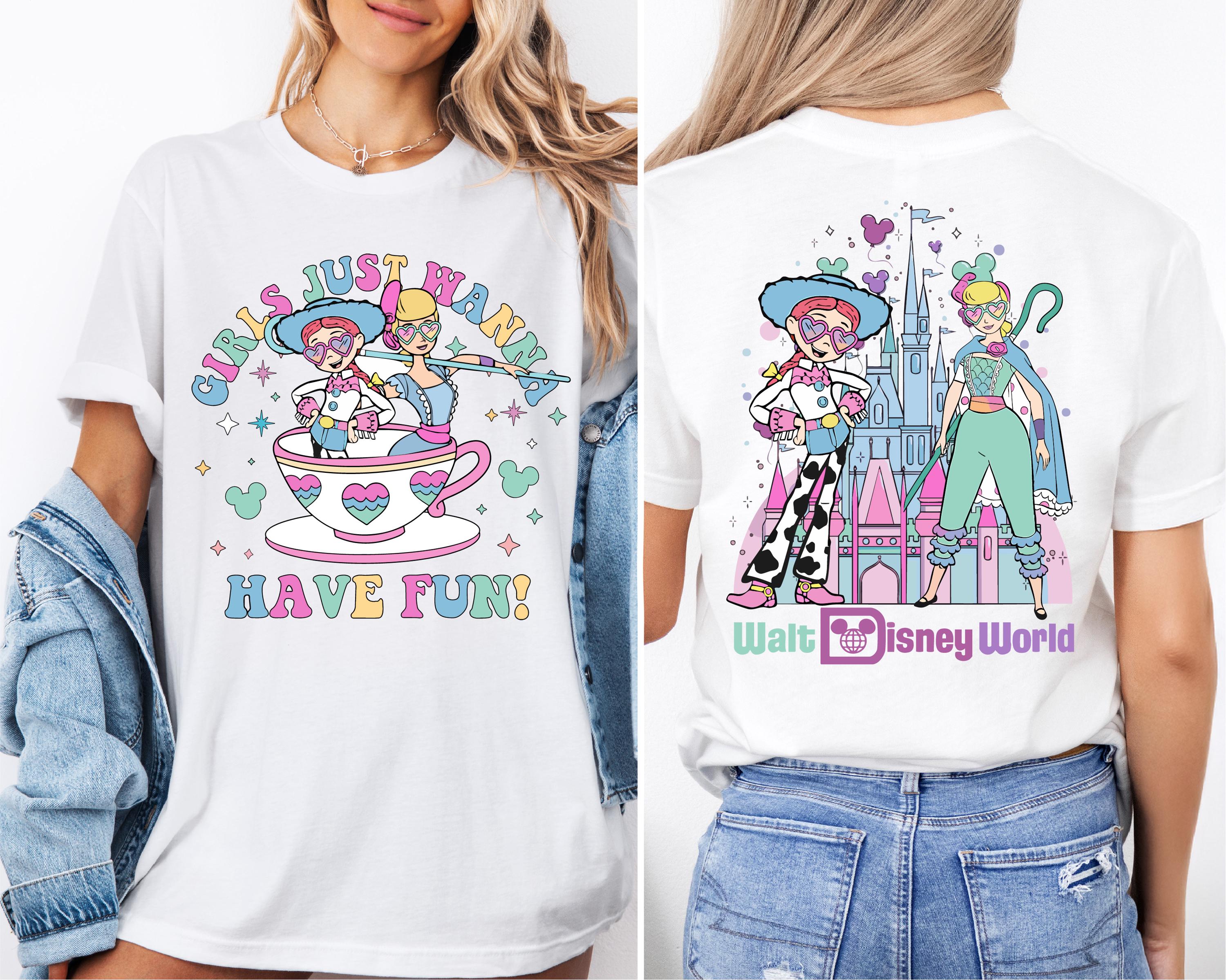 Toy Story Girls Just Wanna Have Fun T-shirt, Disney Besties Shirts ...