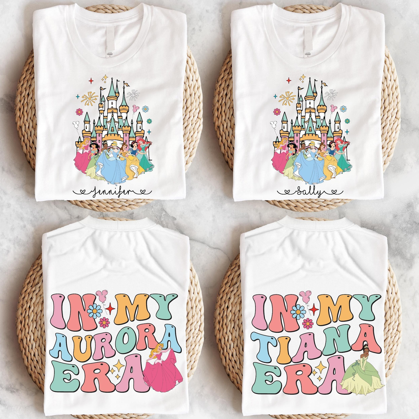 Disney in My Disney Princess Era Shirt, Disney Princesses Tee, Disney ...