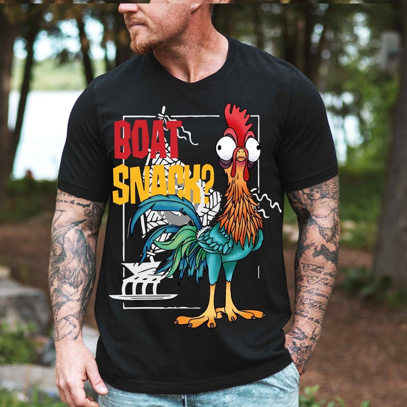 Mens Boat Snack Shirt - Etsy