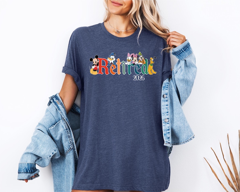 Disney Teacher Retired 2026 Shirt, Disneyland Retired Tee, Retirement ...