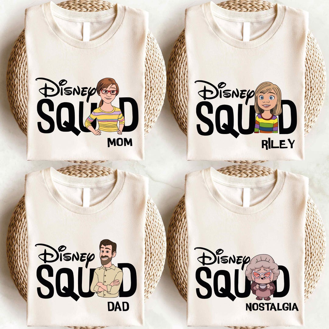 Disney Pixar Inside Out Characters Custom Shirt, Disney World Squad ...