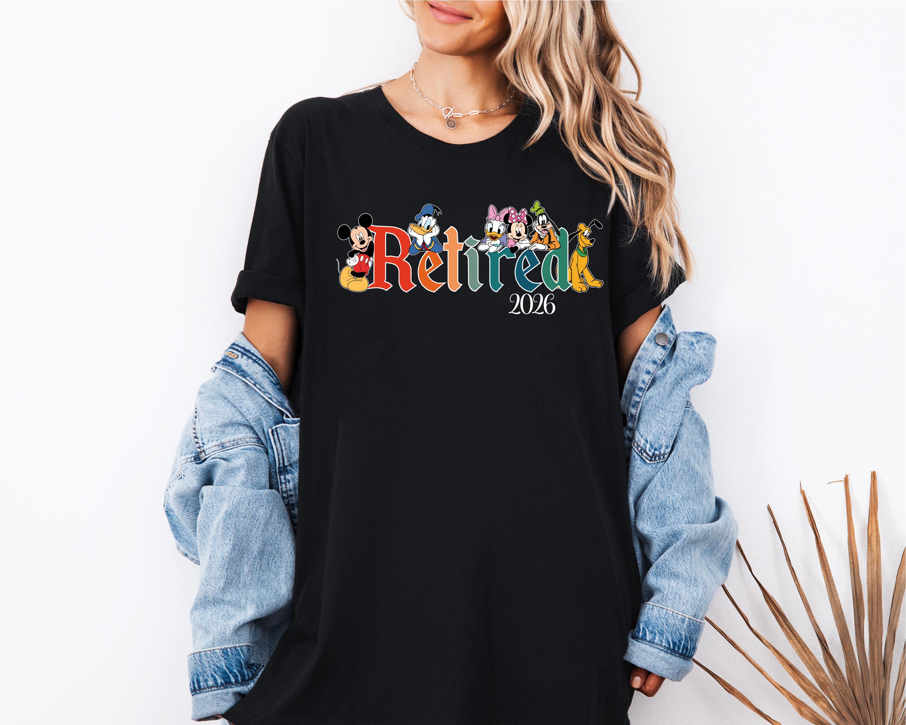 Disney Teacher Retired 2026 Shirt, Disneyland Retired Tee, Retirement ...