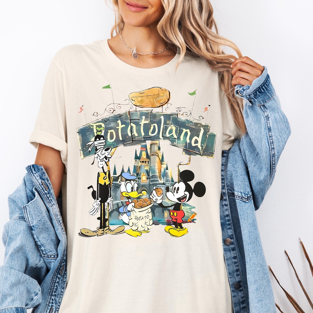Disney Mickey and Friends Potatoland Shirt, Mickey and Friends Shirt ...
