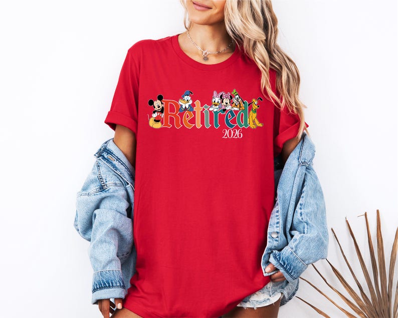 Disney Teacher Retired 2026 Shirt, Disneyland Retired Tee, Retirement ...