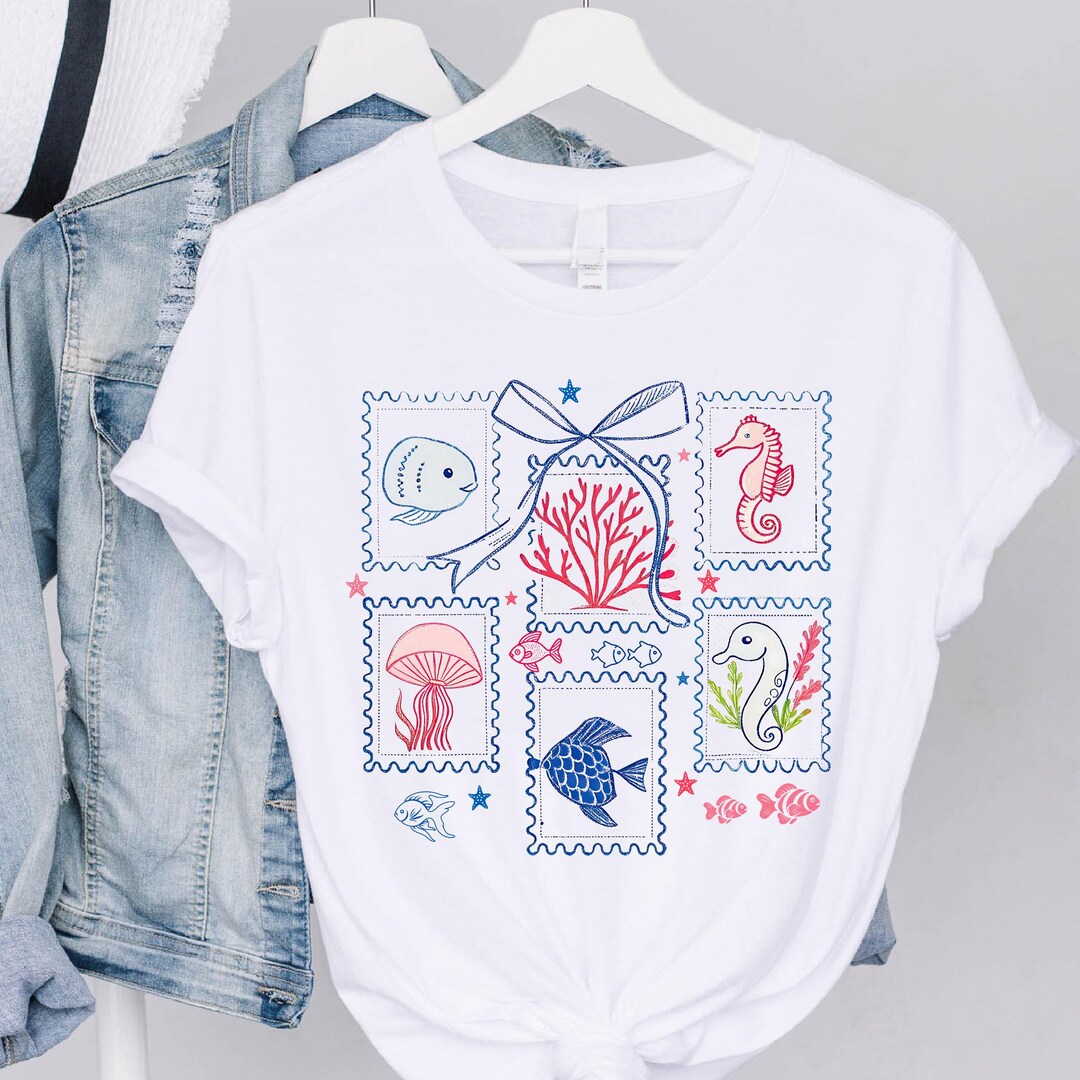 Sea Animal T-shirt, Sea Life Shirt, Ocean Animal Shirt, Ocean Shirt ...