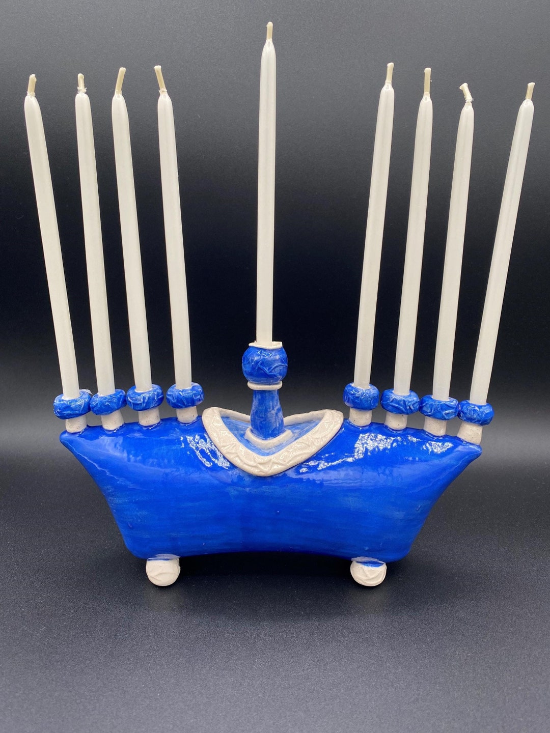 Traditional Menorah - Etsy