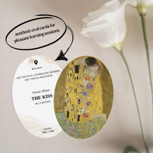 Famous Paintings Flashcards: Art History Learning Cards (digital ...