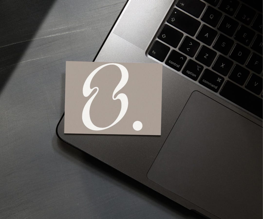 Aesthetic English Alphabet Printable Cards – Minimalist Modern Single ...