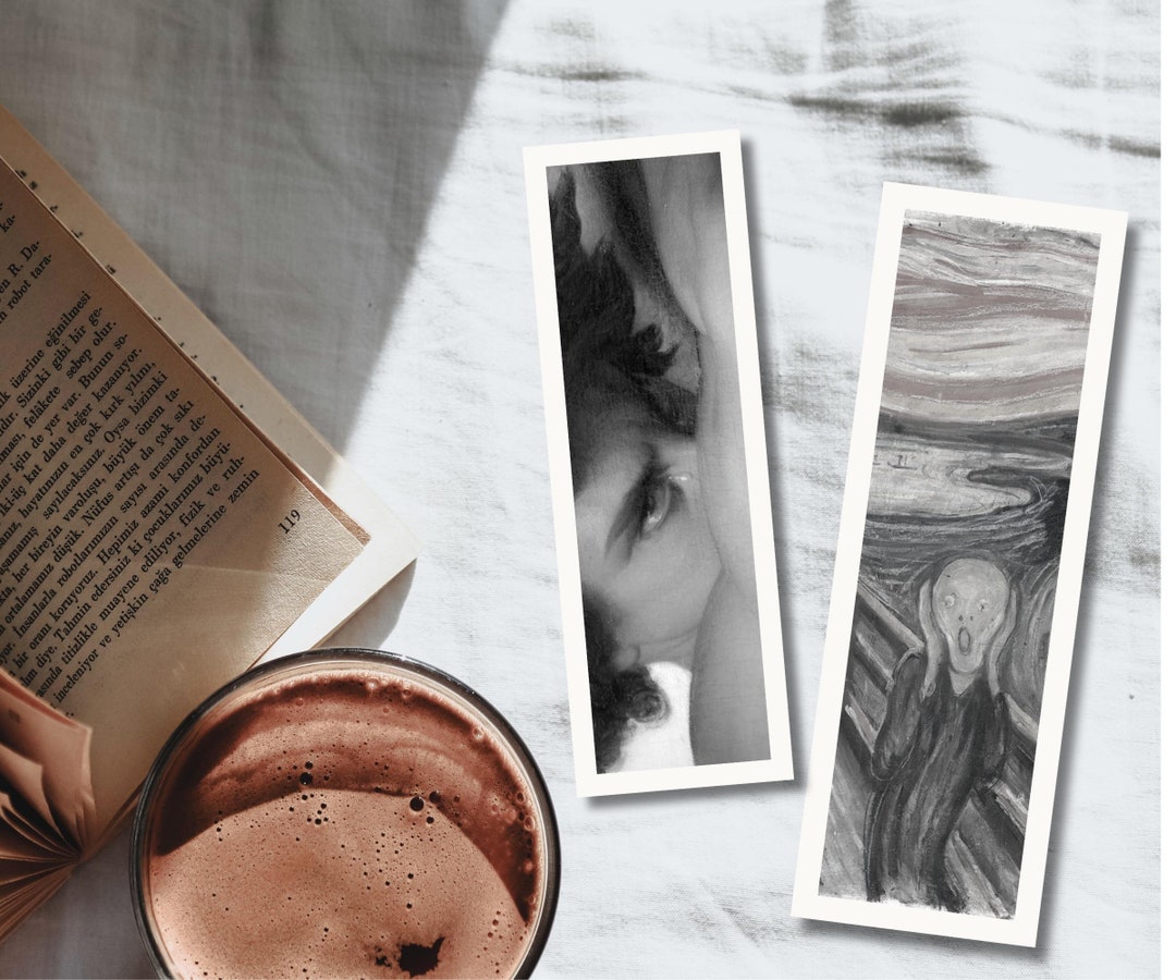 10 Printable Aesthetic Bookmarks With Famous Painting Elements ...