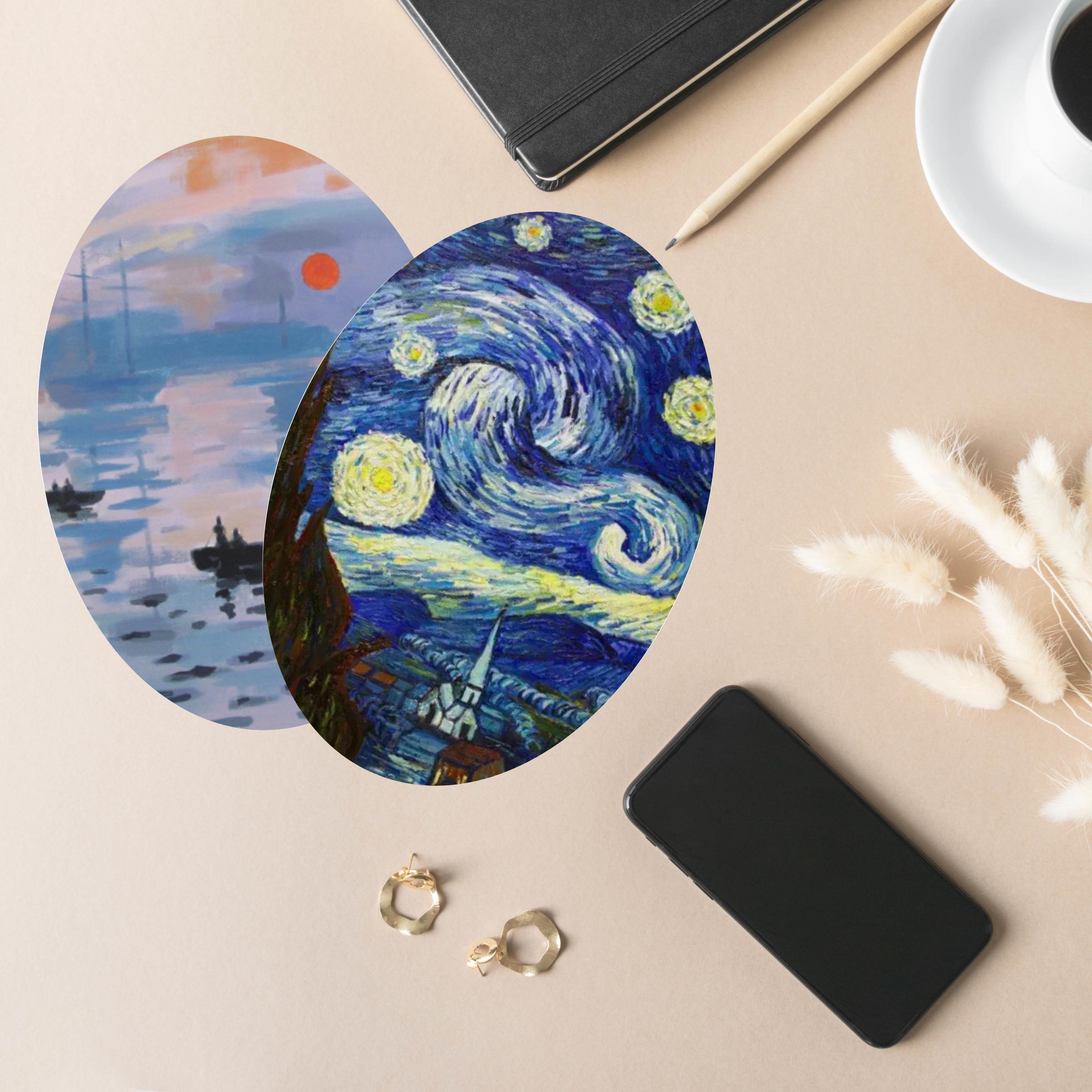 50 Cards of the Most Famous Paintings Digital | Art Lesson Flashcards ...