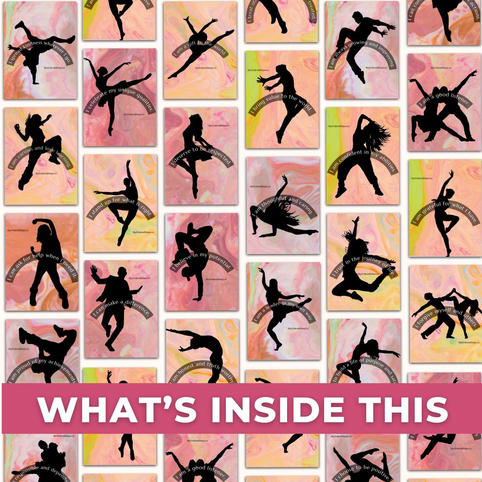 56 Printable Dance Affirmations - Etsy