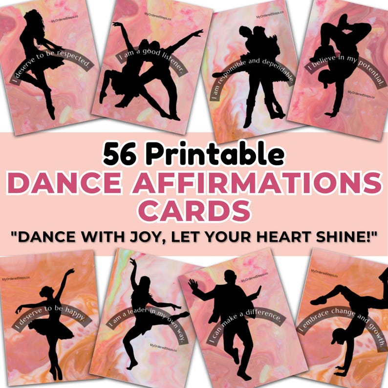 56 Printable Dance Affirmations - Etsy