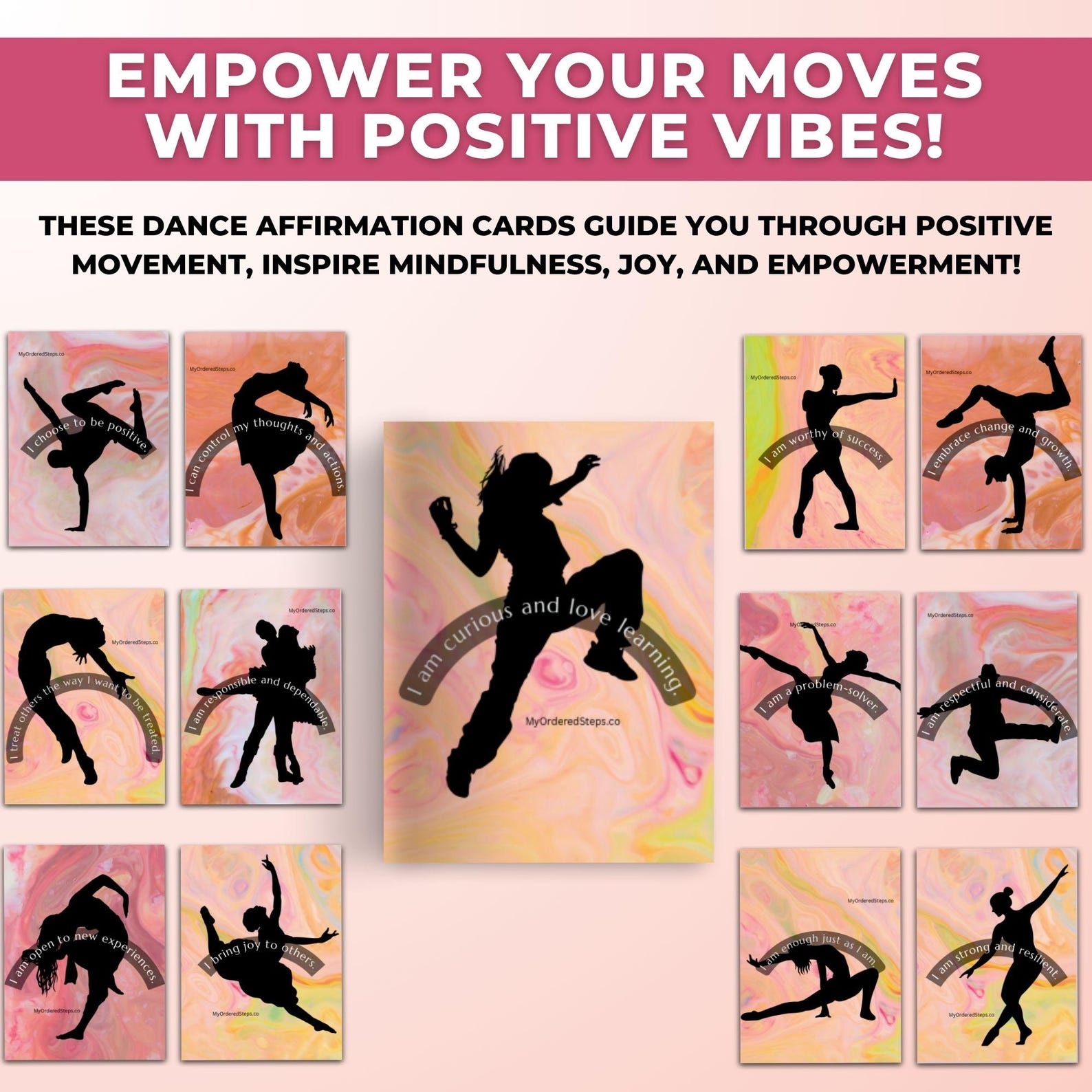 56 Printable Dance Affirmations - Etsy