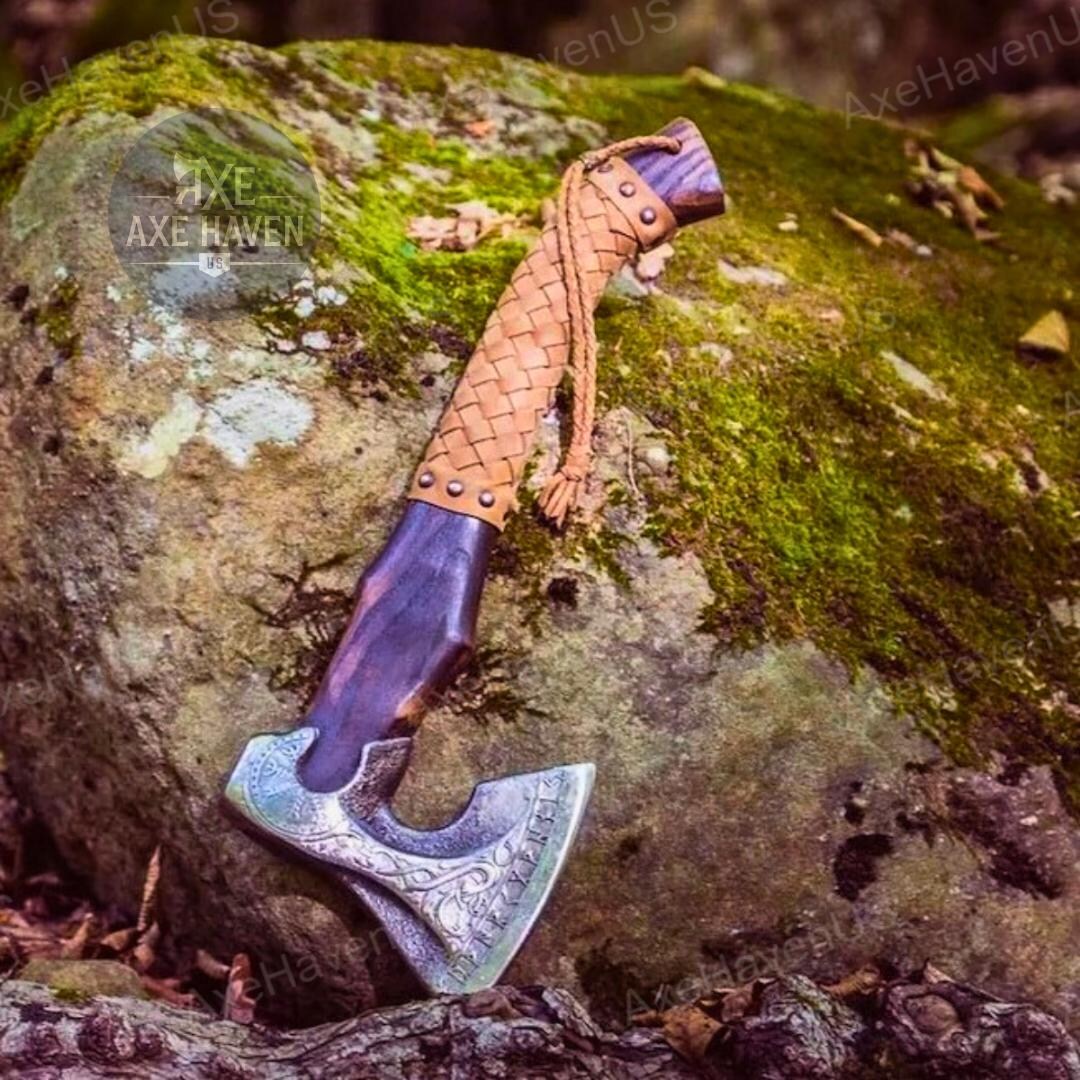 Beautiful Norse Viking Axe Handmade, Bearded Axe, Long Leviathan Axe, Viking Axe, Cosplay Axe ...