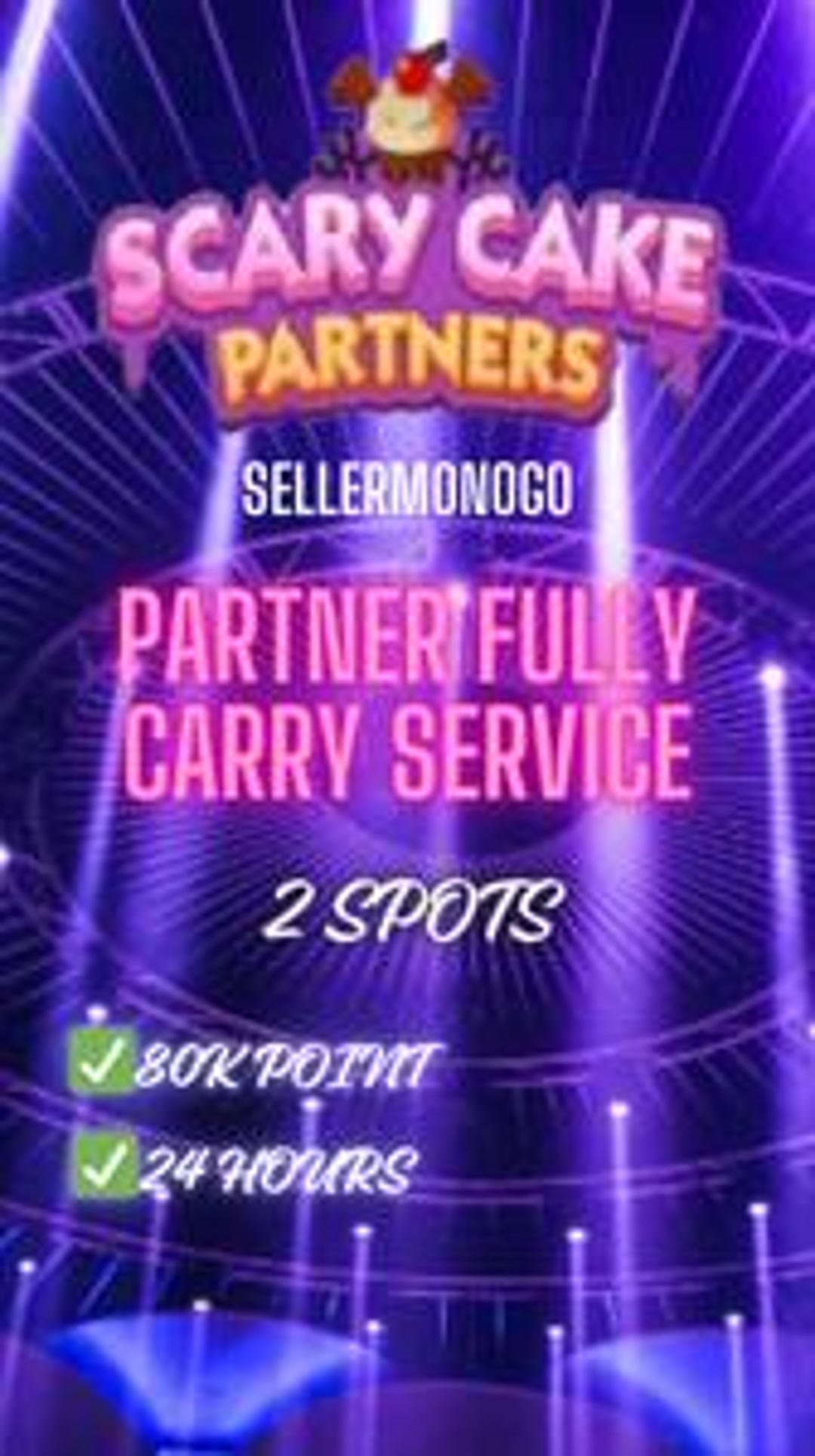 Monopoly Go 2 Spots RUSH 24hours Scary Cake Partners Event Fully Carry ...