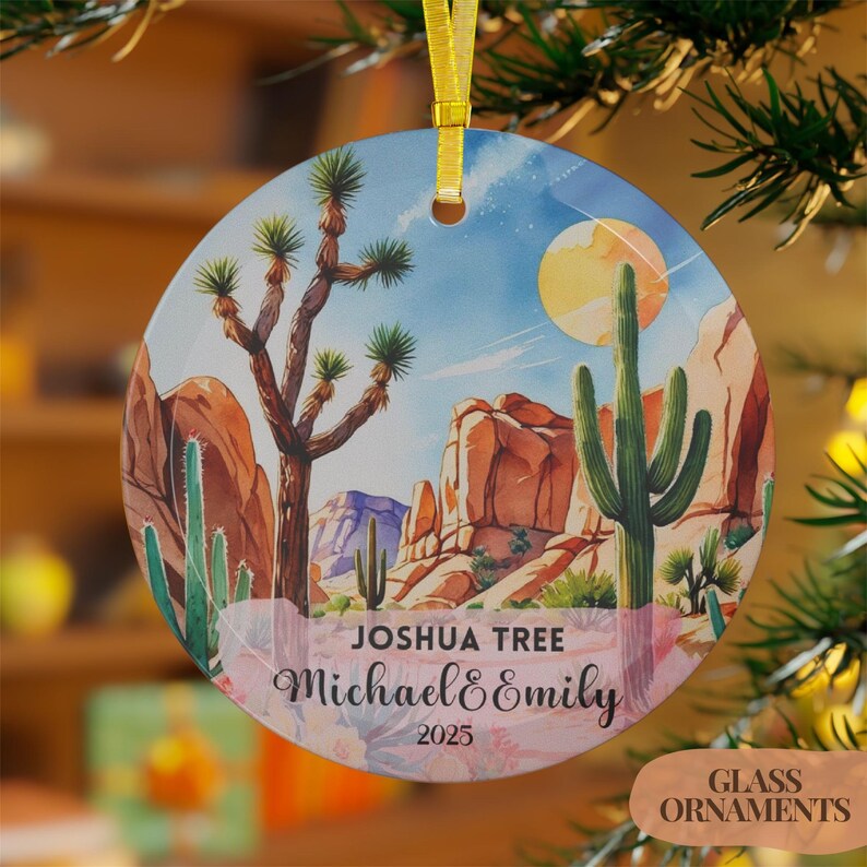 Personalized Joshua Tree Ornament: Desert Landscape Keepsake - Etsy