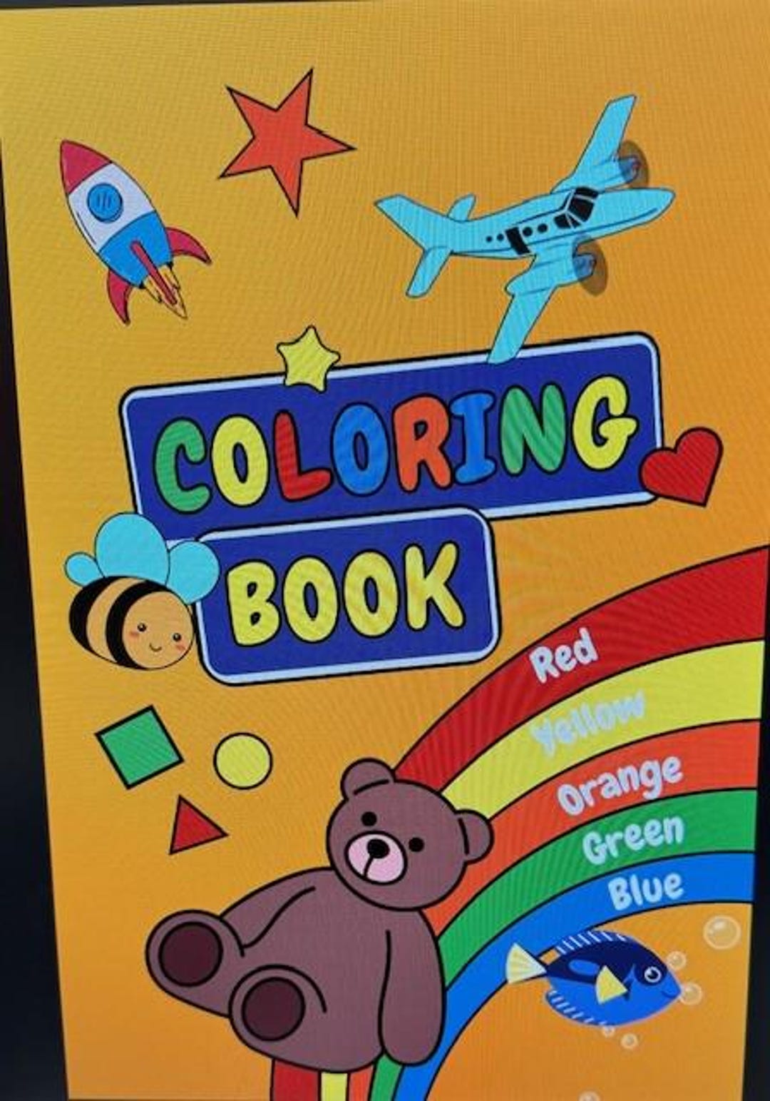 Simple Coloring Pages - Etsy