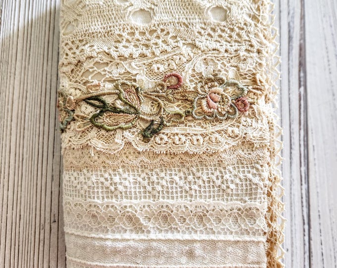 A Lace Covered Journal - Etsy