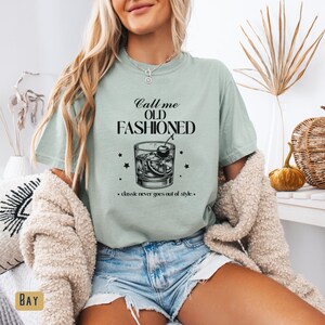 Old Fashioned Shirt,call Me Old Fashioned Tee,classic Cocktail Shirt ...