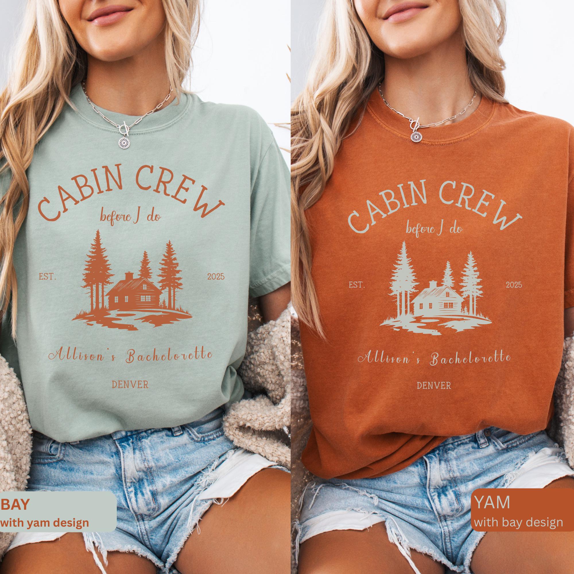 Custom Cabin Bachelorette Shirts,cabin Crew Before I Do Shirts,comfort ...