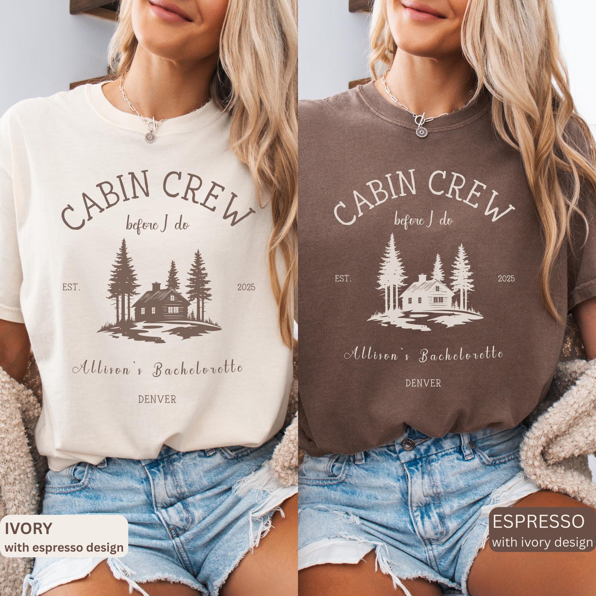Custom Cabin Bachelorette Shirts,cabin Crew Before I Do Shirts,comfort ...
