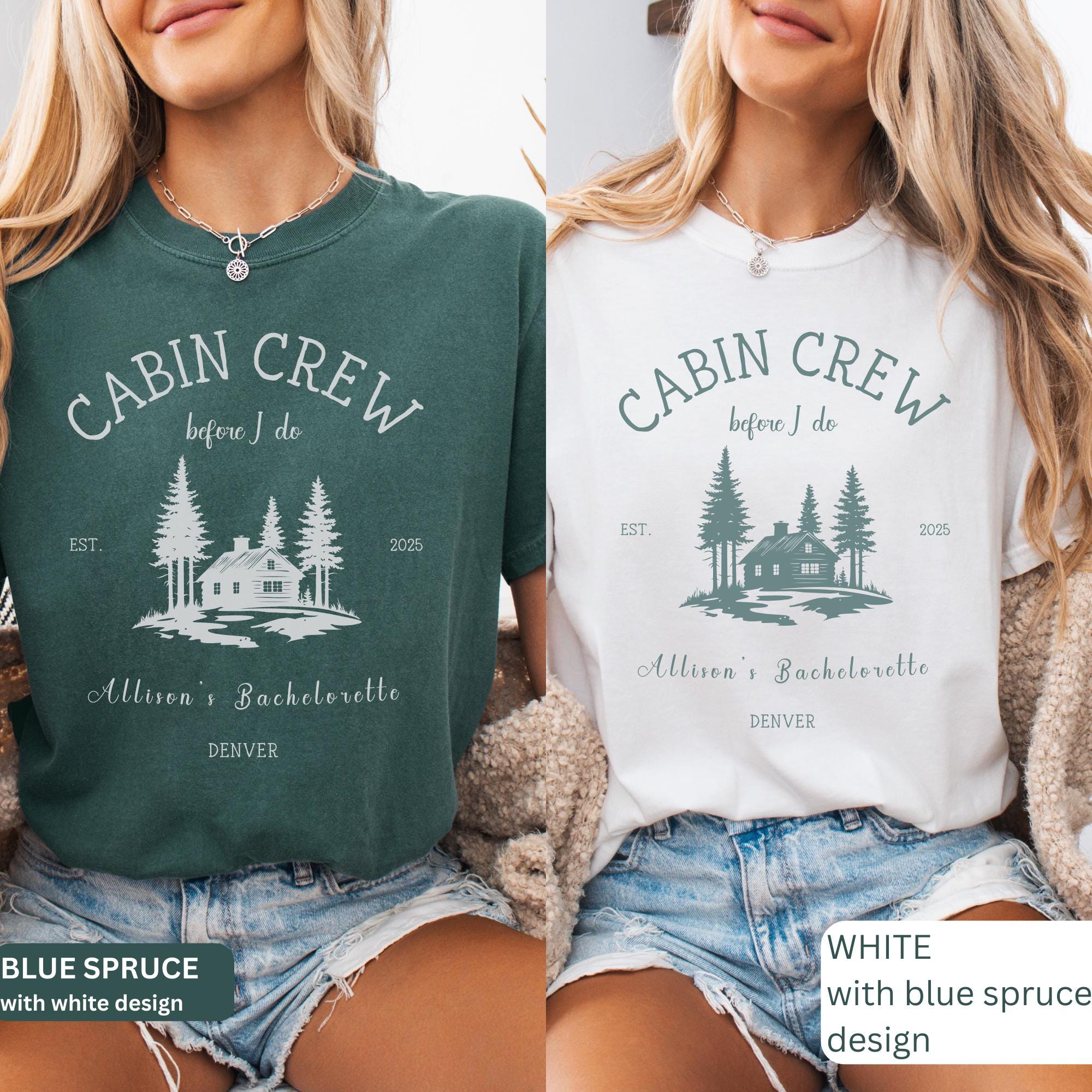 Custom Cabin Bachelorette Shirts,cabin Crew Before I Do Shirts,comfort ...