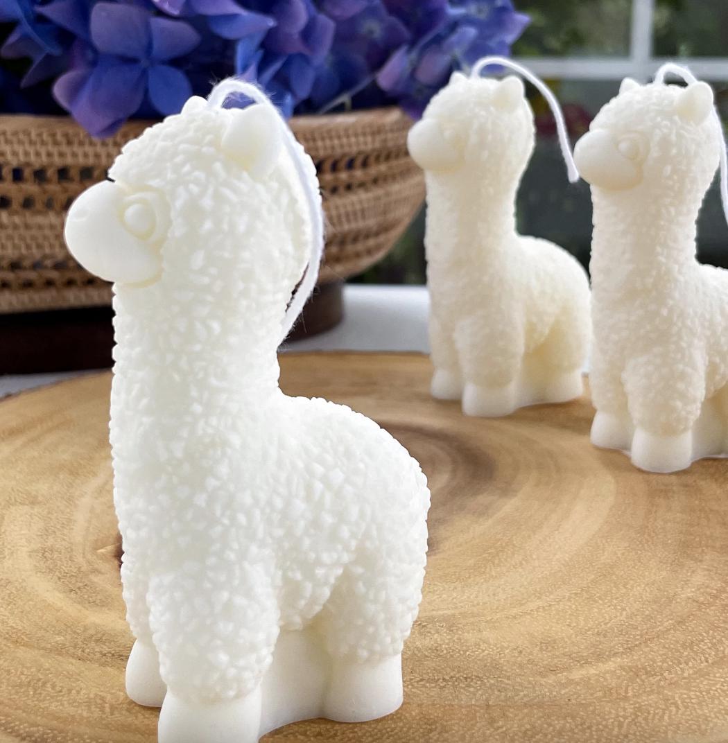 Alpaca/llama Candle | Alpaca Candle | Llama Candle | Fluffy Alpaca ...