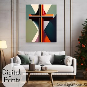 The Cross Abstract Christian Art Jesus Christ Art Jesus Bible Art Bible Poster Jesus Painting ...