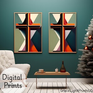 The Cross Abstract Christian Art Jesus Christ Art Jesus Bible Art Bible Poster Jesus Painting ...