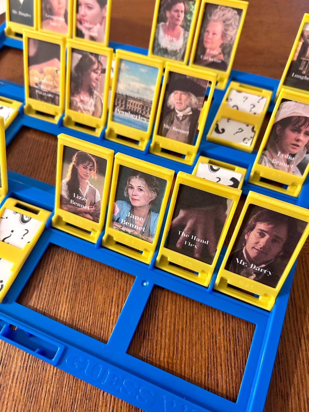 Pride and Prejudice Guess Who Game Printable Cards - Etsy