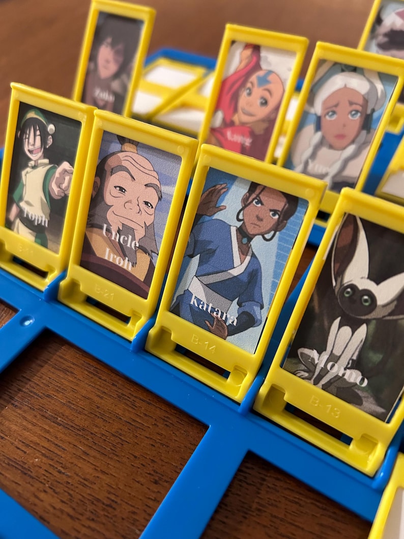 Custom Guess Who Game Printable Cards - Etsy