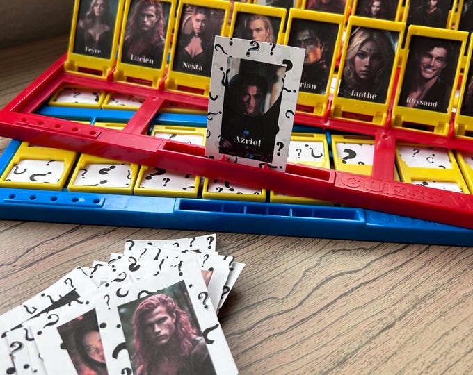 ACOTAR Guess Who Game Printable Cards - Etsy