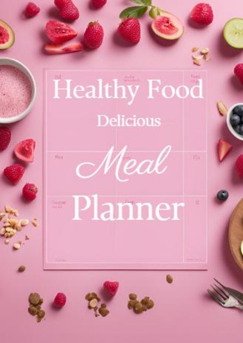 Weekly Meal Planner & Grocery List / Google Sheets Digital Template ...
