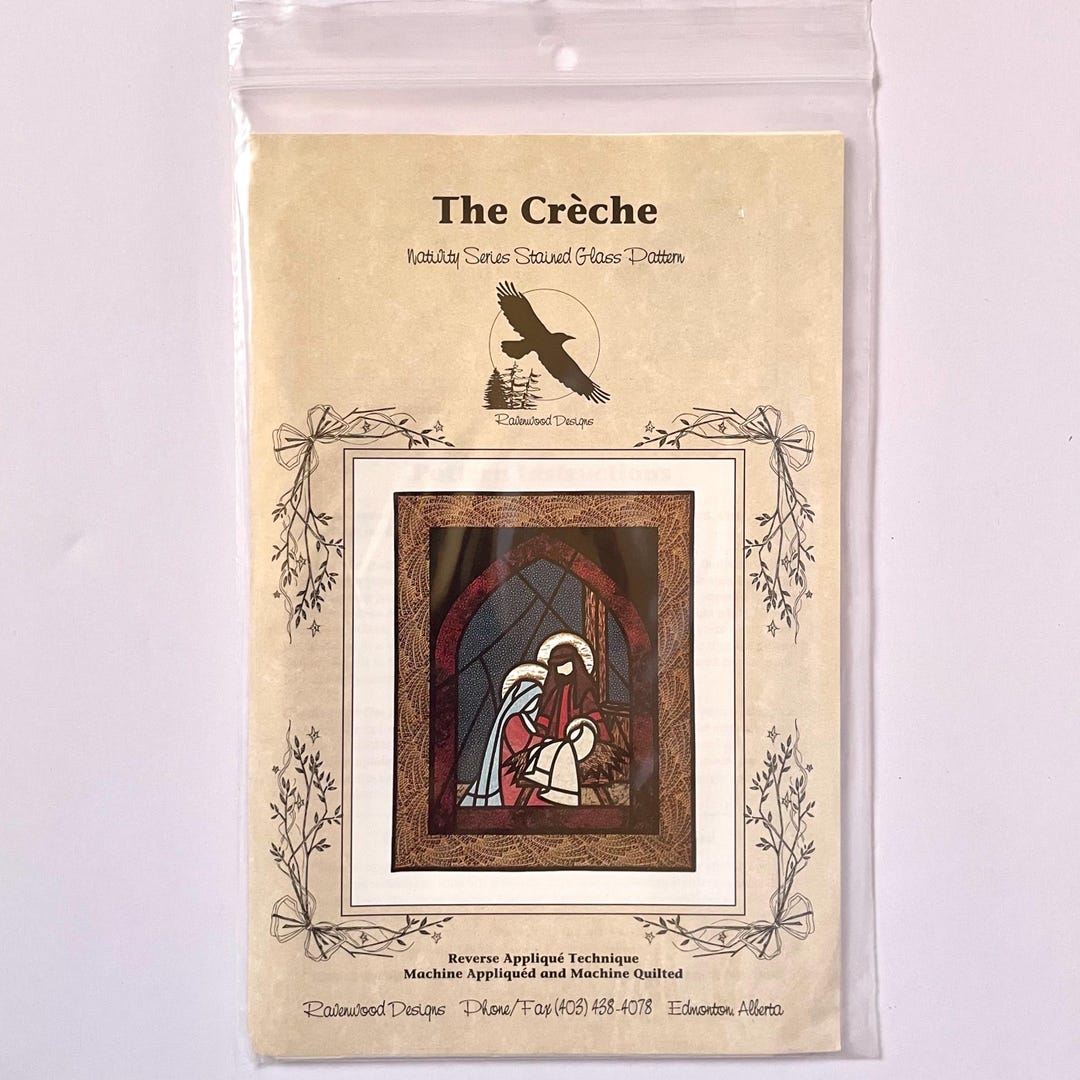 Ravenwood Designs the Creche Holy Family Nativity Series Stained Glass ...