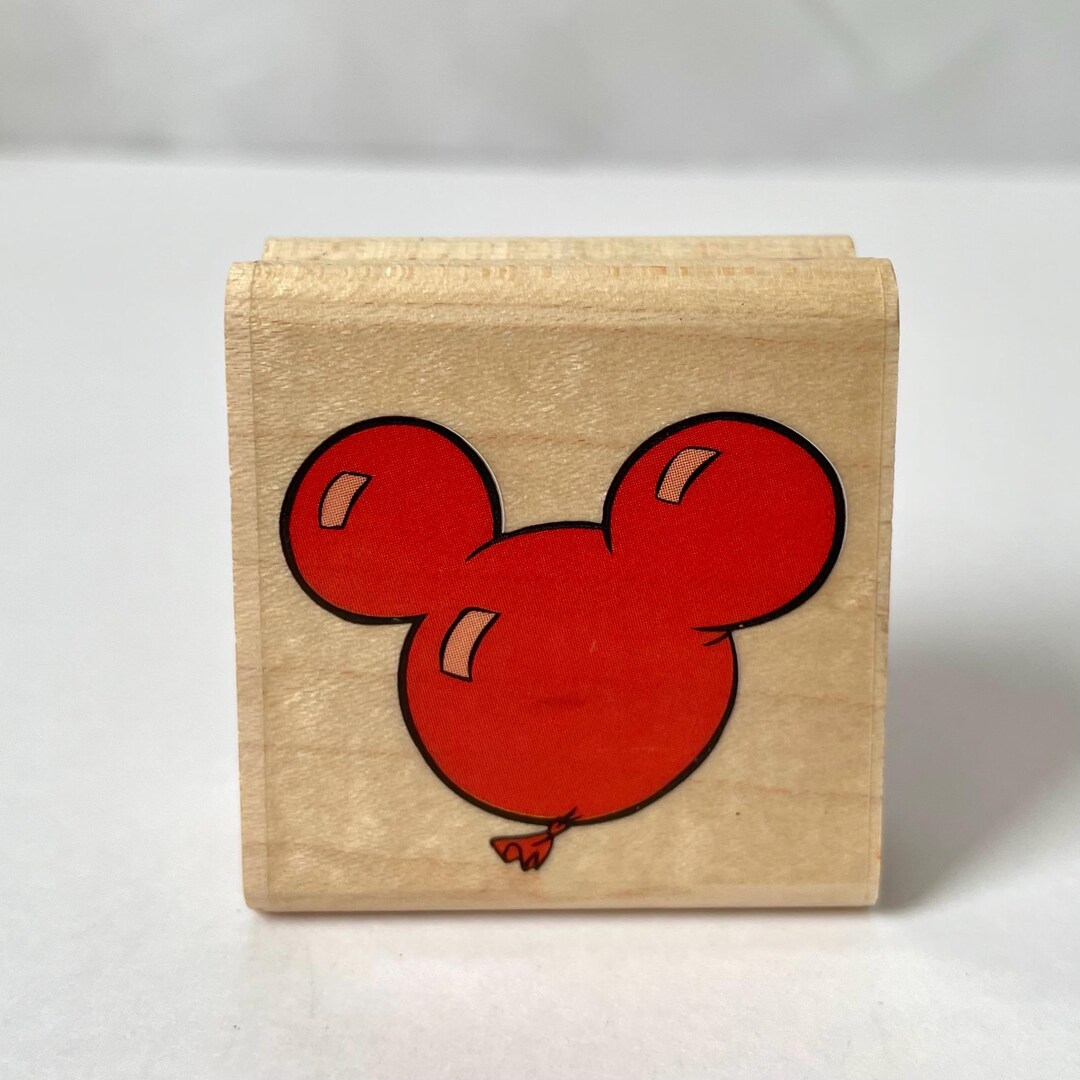 Rubber Stampede Disney Mickey Mouse Balloon Rubber Stamp Mickey Head ...