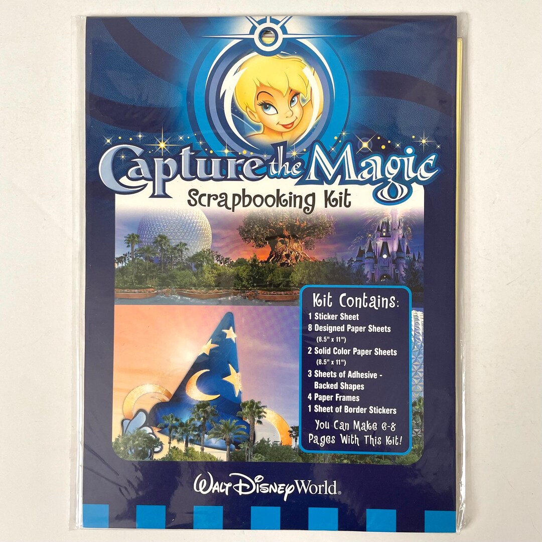 Disney Capture the Magic Scrapbooking Kit Makes 6-8 Pgs Epcot, MGM ...